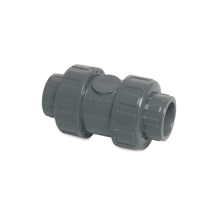 Platstore.nl | TERUGSLAGKLEP 50 MM PVC VEERBELAST PN16